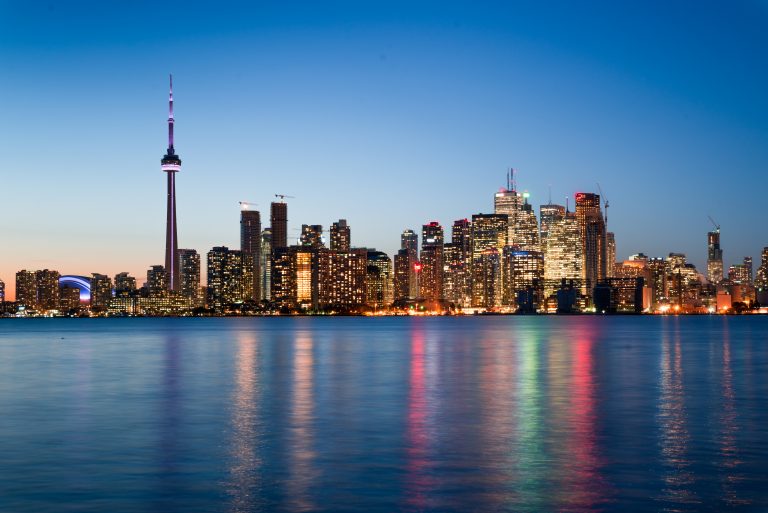 Toronto Waterfront Skyline (Night) - B+H Architects