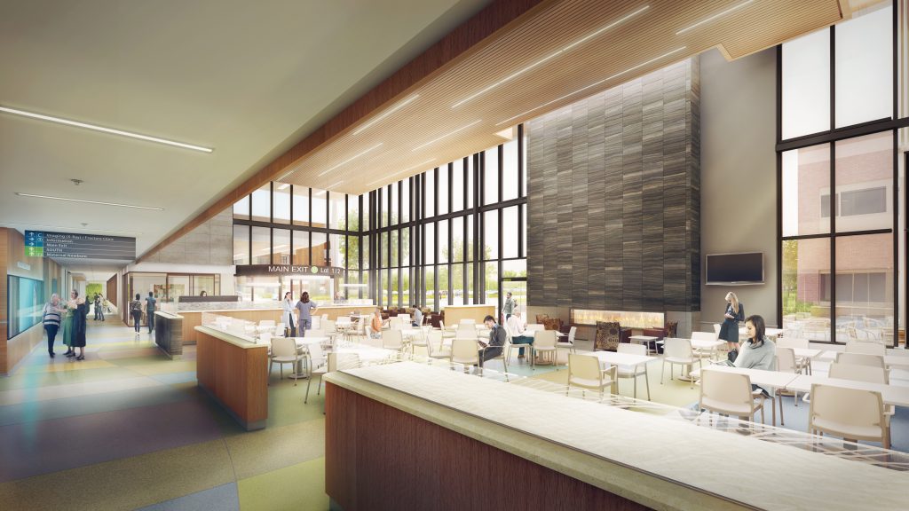 20160406_LOBBY SEATING FIREPLACE - B+H Architects