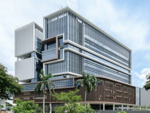 the NUCOHS building (designed by B+H in collaboration with A61) is ...