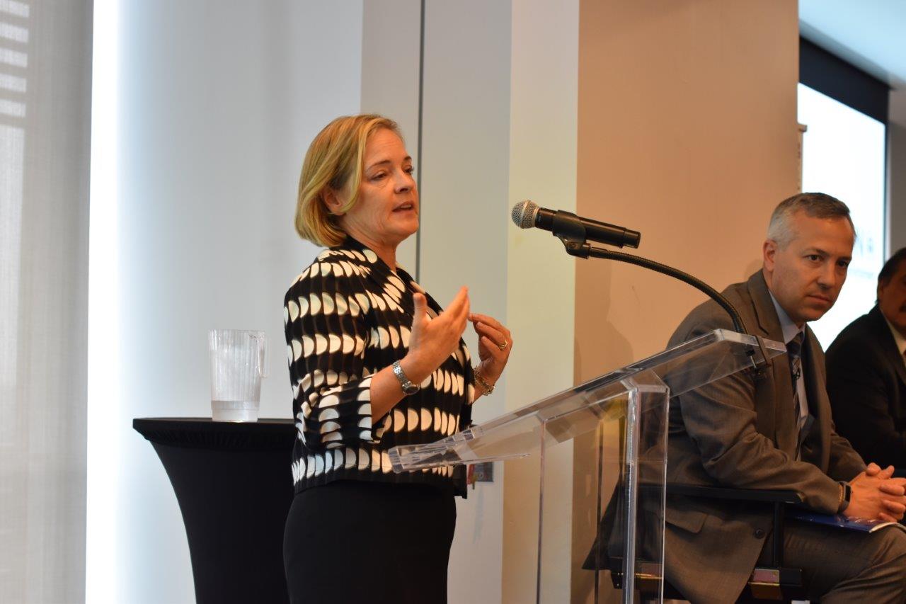 Lisa Bate at UN World Environment Day - B+H Architects